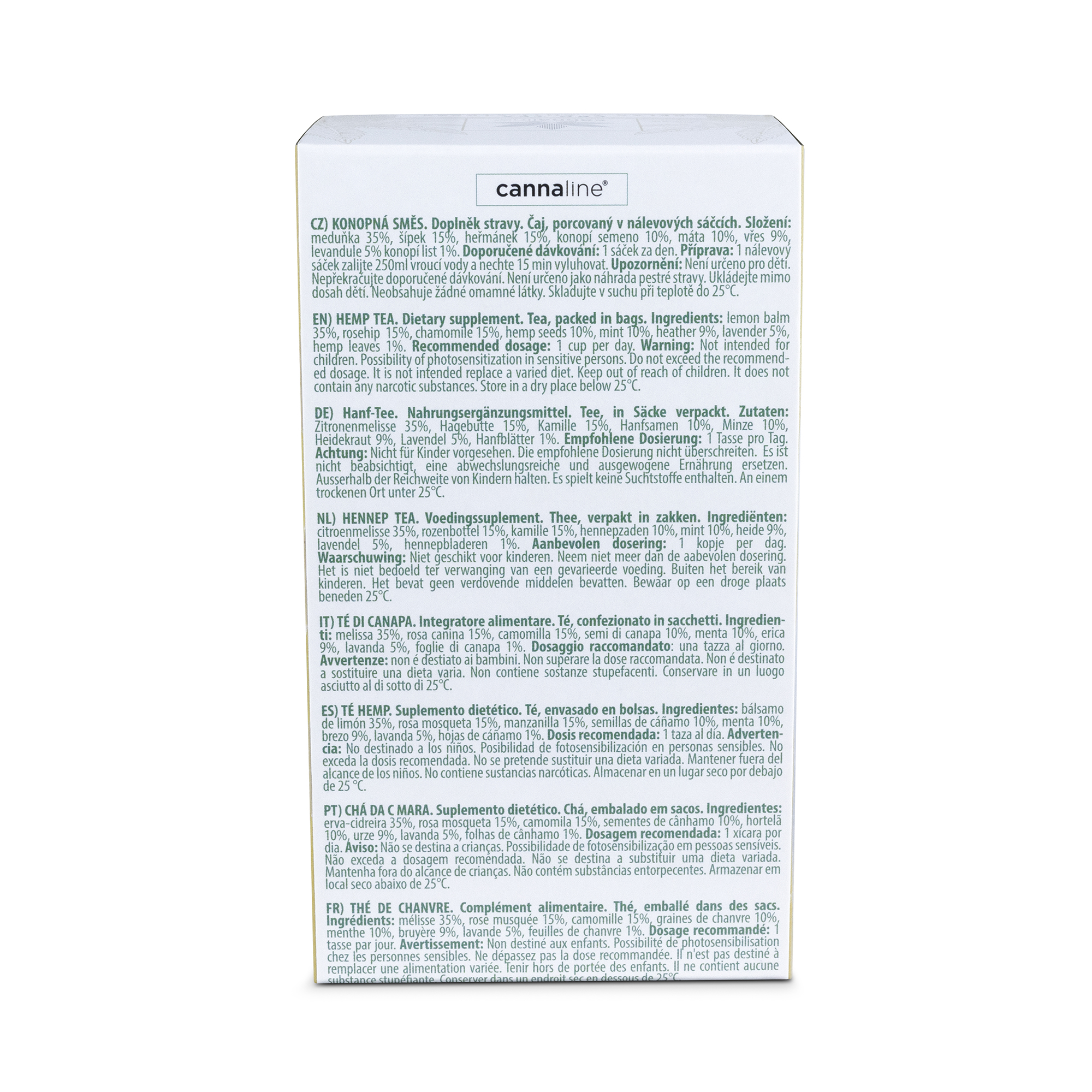 cannaline CBD Tea RELAX & ANTI-STRESS - cannaline - Highest Quality ...